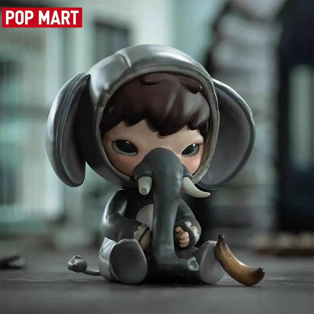 100% Original оригинал POP MART - Коллекция Hirono City of Mercy Series, Comfortably Numb, Подарки,1 шт