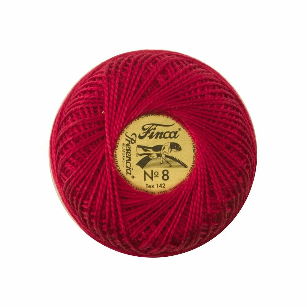 Мулине PRESENCIA HILATURAS "Finca Perle", Жемчужное, №8, однотонный цвет 1667, 1 шт