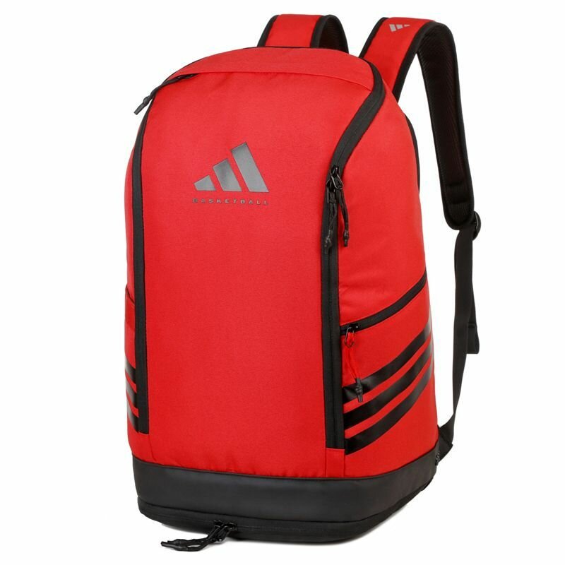 Adidas Рюкзак городской спортивный с отделением для ноутбука 15 дюймов водонепроницаемый оксфорд красный