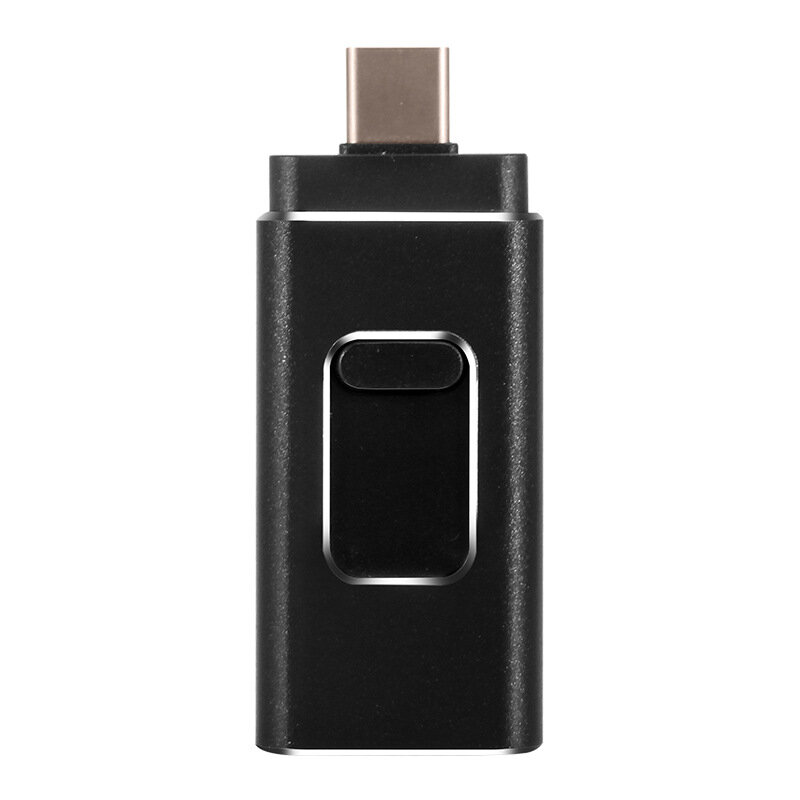 128GB Черный USB-накопитель с 4-в-1 разъемом для iOS и Android устройств