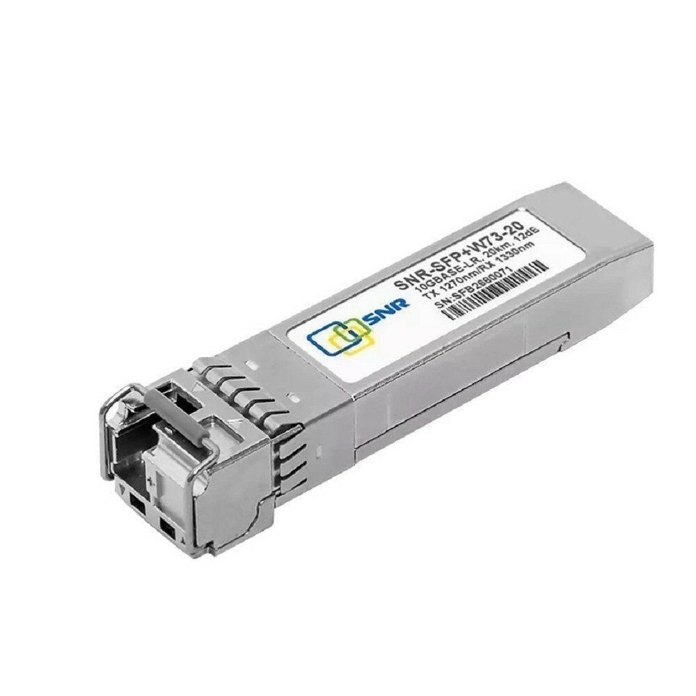 SNR Сетевое оборудование -SFP+W73-20 Модуль SFP+ WDM, дальность до 20км 12dB , 1270нм