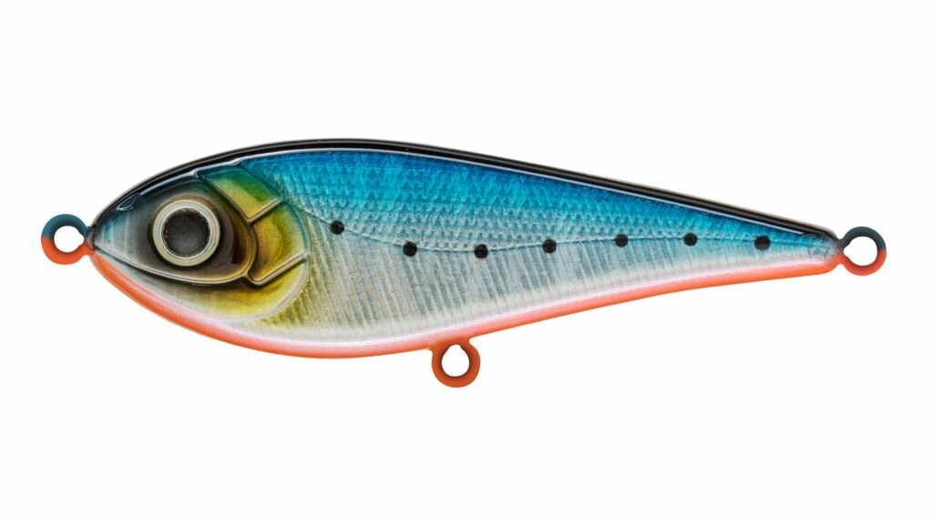 Воблер Strike Pro Baby Buster EG-050#A234-SBO Blue Back Silver OB Fluo A234-SBO-LU