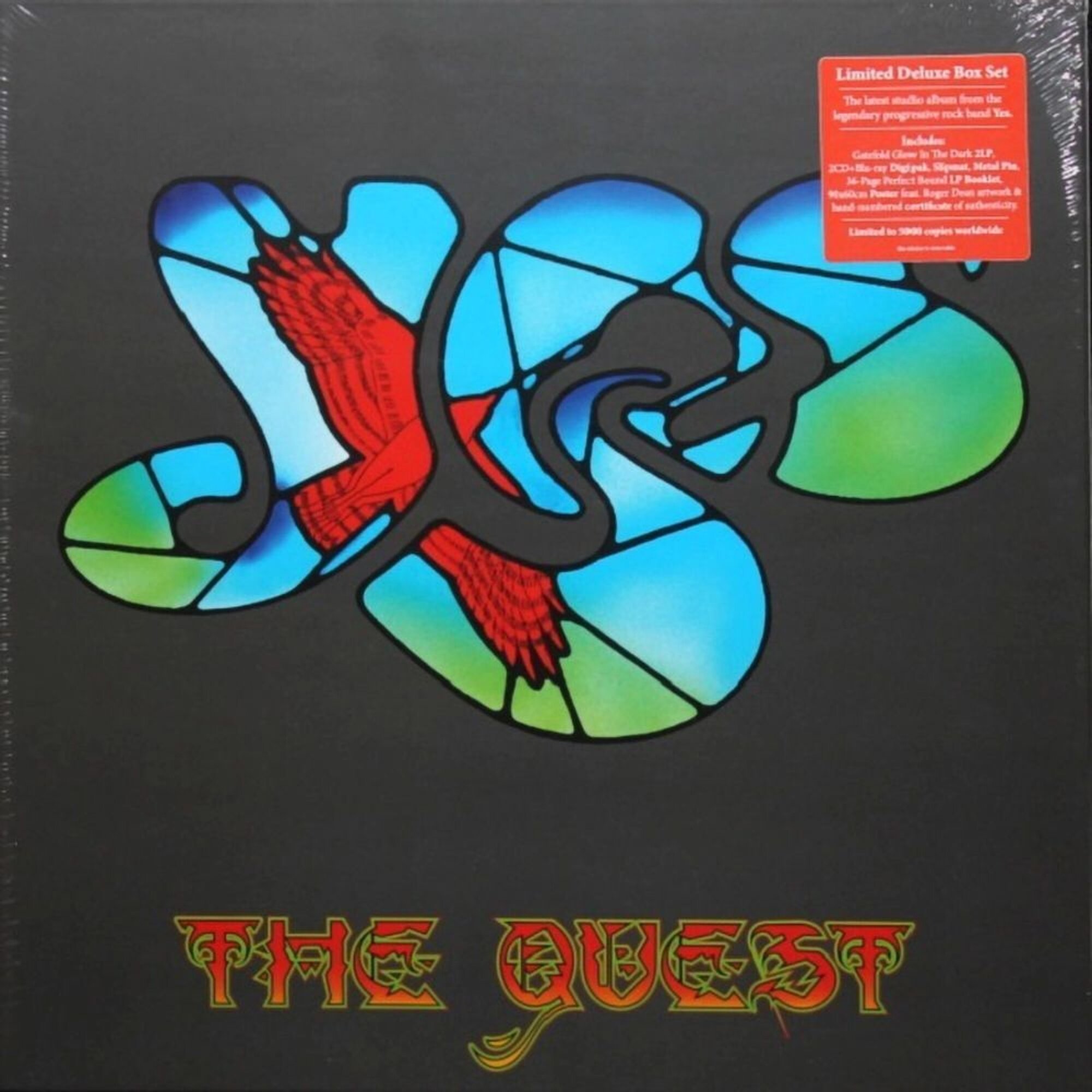 Yes - The Quest, (Deluxe, Limited Edition, 2LP+2CD+Blu-Ray audio) Виниловая пластинка + Компакт диск + Blu-Ray audio диск — фото 1