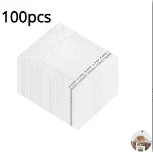 Одноразовые фильтр-пакеты для кофе, 100 штук