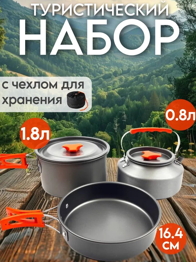 Набор посуды туристический
