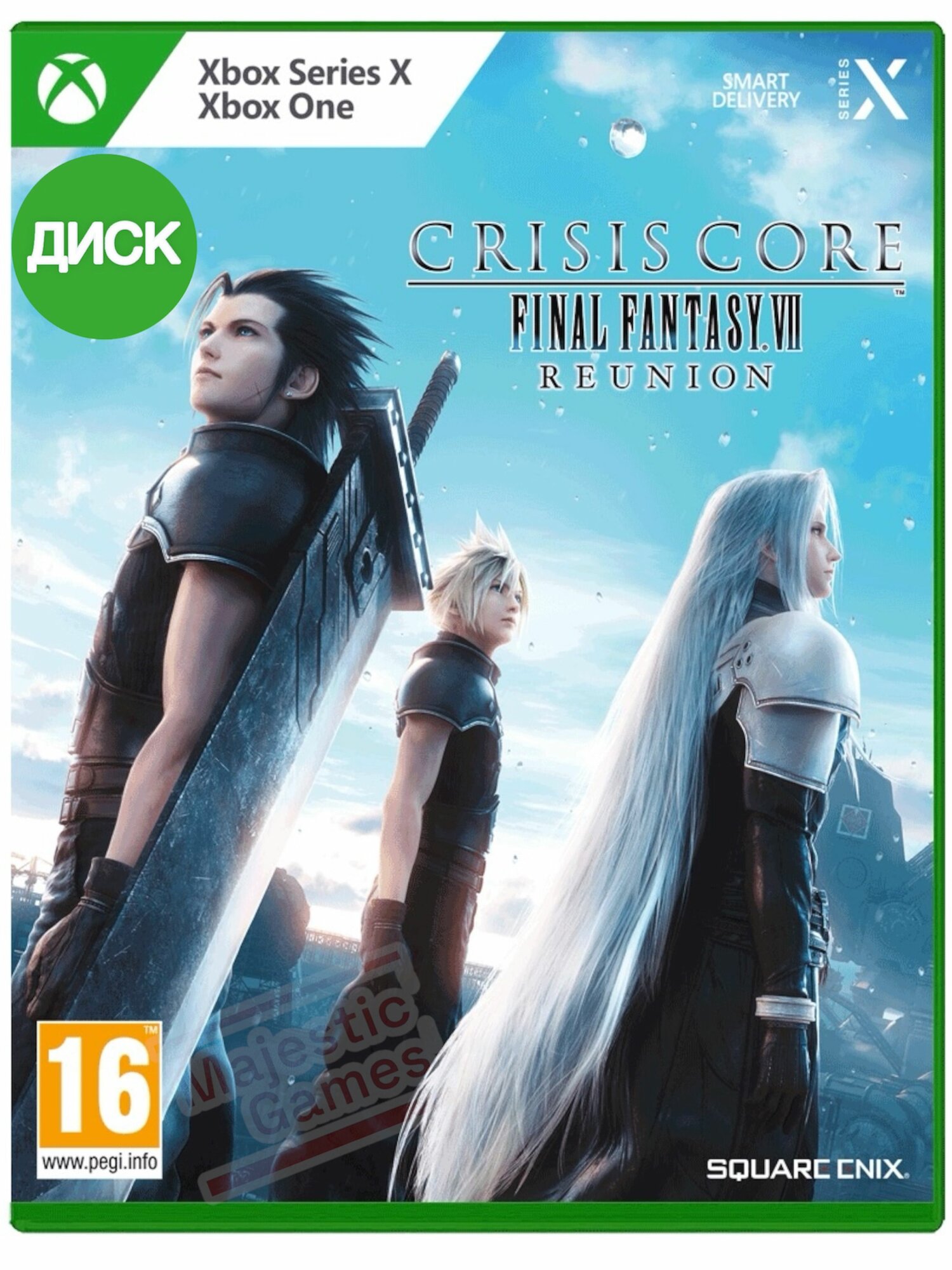 Игра Crisis Core: Final Fantasy VII Reunion (Диск, Xbox One, Xbox Series X, Английская версия). Товар уцененный