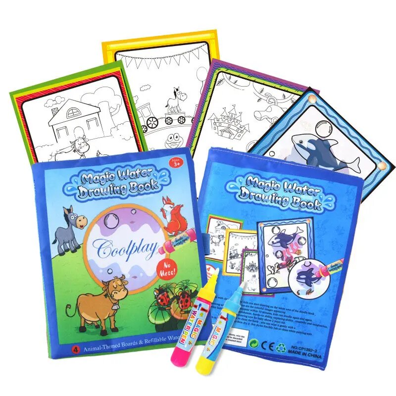 Coolplay Magic Водяная Книга для Рисования farm animals