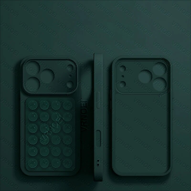 Чехол для iPhone 16 Plus темно-зеленый Black Green