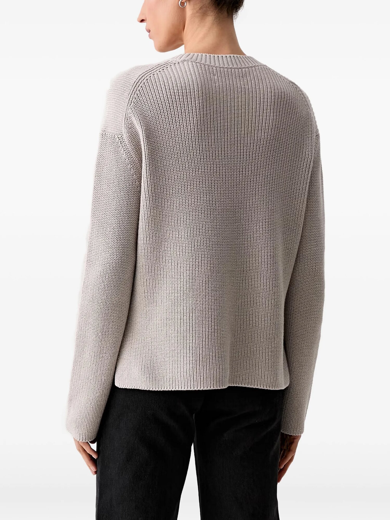 Свитер Marc O'Polo Ribbed-knit crew-neck sweater, размер 42 EU, , разноцветный — фото 1