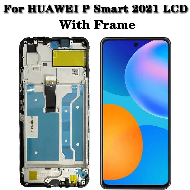 ЖК-экран для Huawei P Smart 2021 Black With Frame