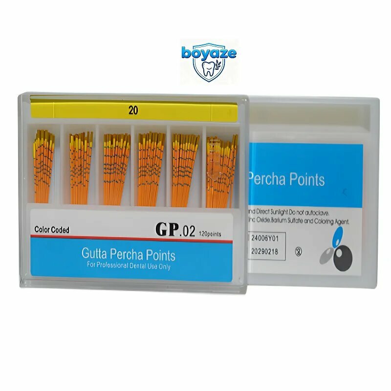 10 коробок гуттаперчи конусной формы 0.04 для стоматологии ckkuao 10Box Taper0220