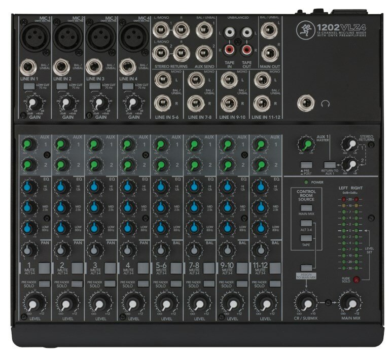MACKIE 1202 VLZ 4 12-канальный микшер