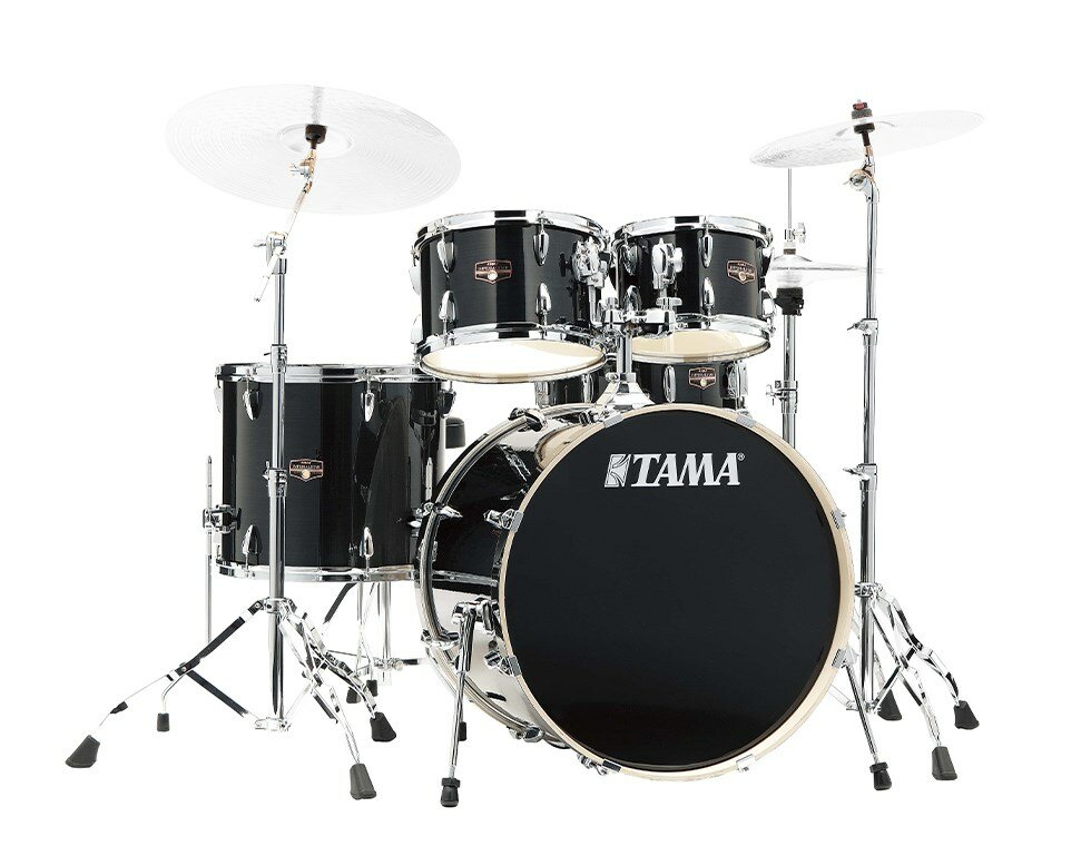TAMA IP52H6W-HBK IMPERIALSTAR (UNICOLOR WRAP FINISHES) ударная установка (5), тополь, черный глянцевый