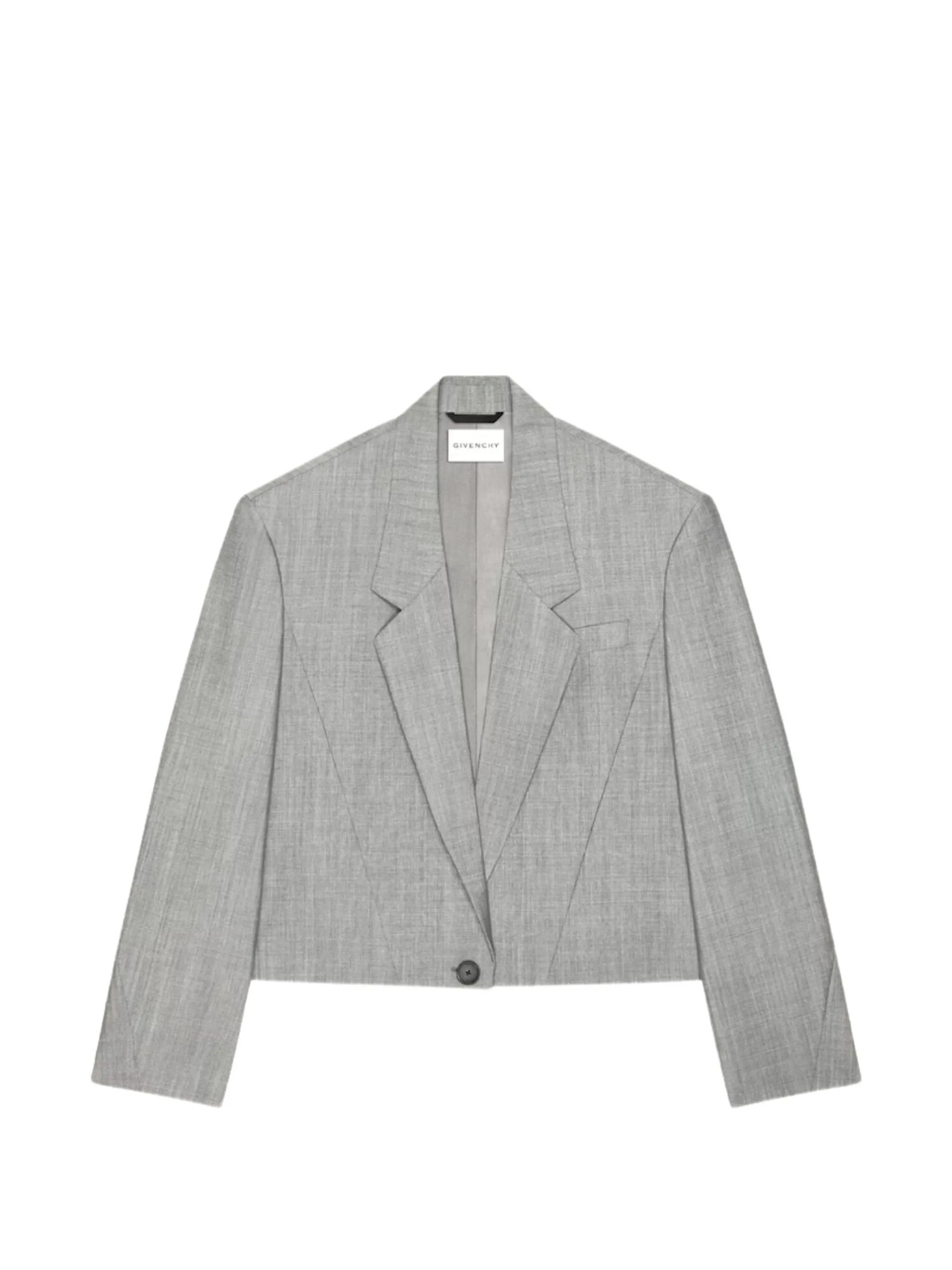 Пиджак Cropped single-breasted blazer