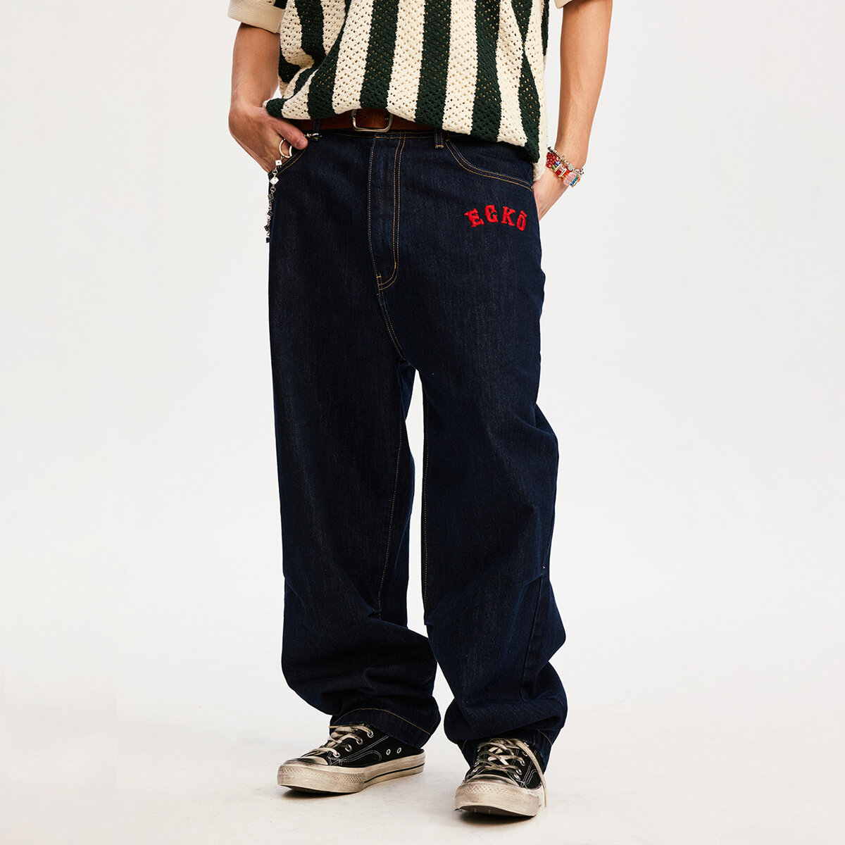 Джинсы классические Ecko Unltd., размер M, джинсовый синий — фото 1