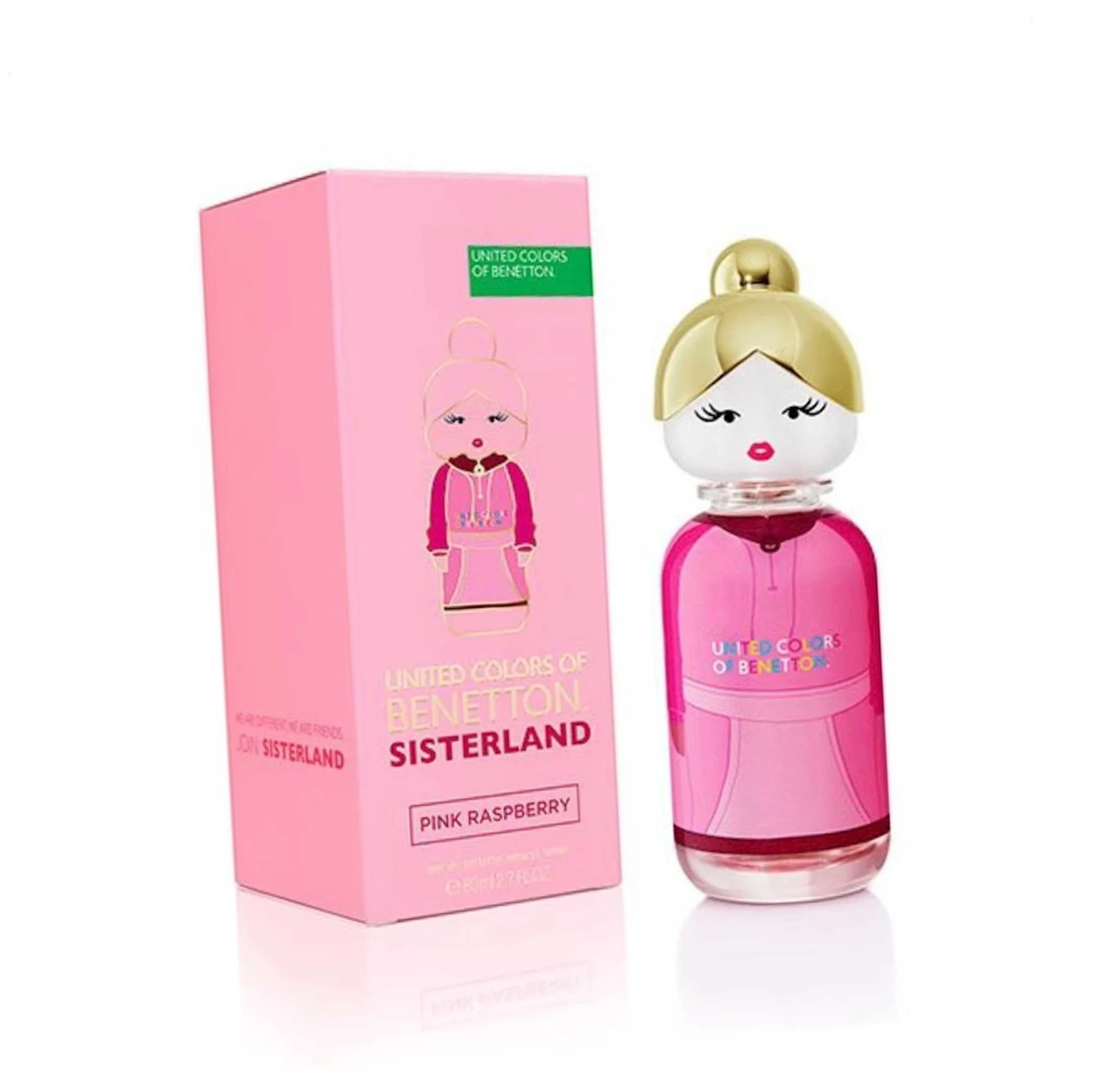Benetton Sisterland Pink Raspberry 80 мл - женский парфюм Бенеттон Систерленд Пинк Распберри