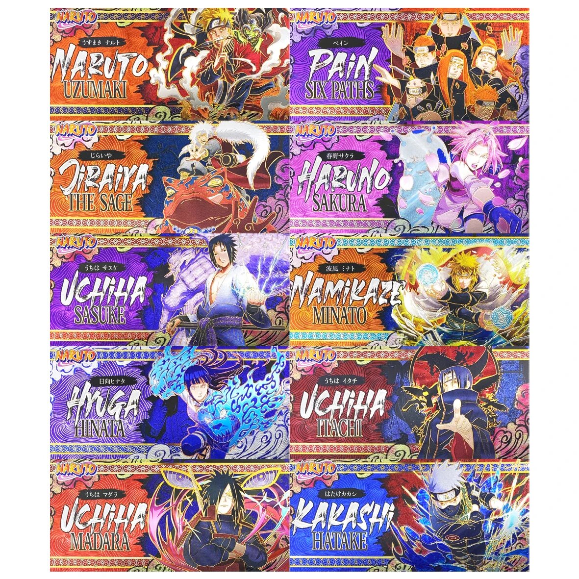 Коллекционные карты Bandai Naruto, Цвет: 10 pcs