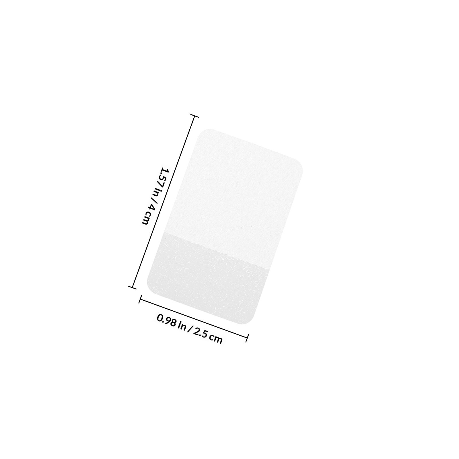 Стикер-Закладки Для Книг Белые Стicky Tabs Размер 4.00X2.50X0.10Cm