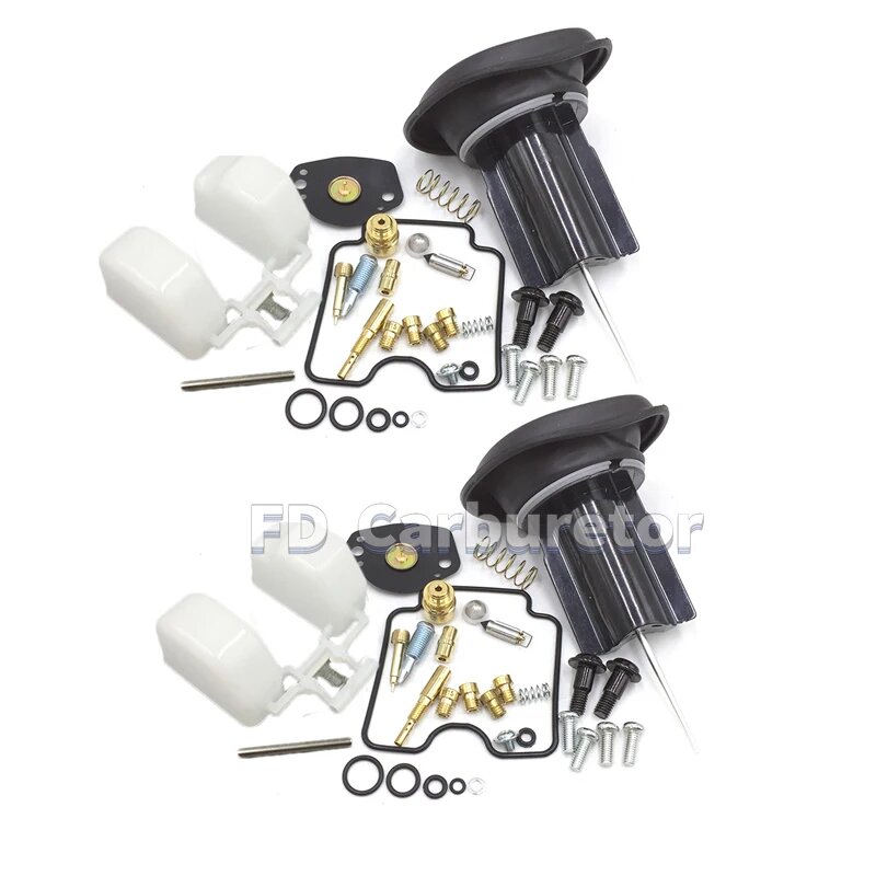 Ремонтный комплект карбюратора для мотоциклов Yamaha V-Star XVS1100 XVS 1100 DragStar Белый, 2set A