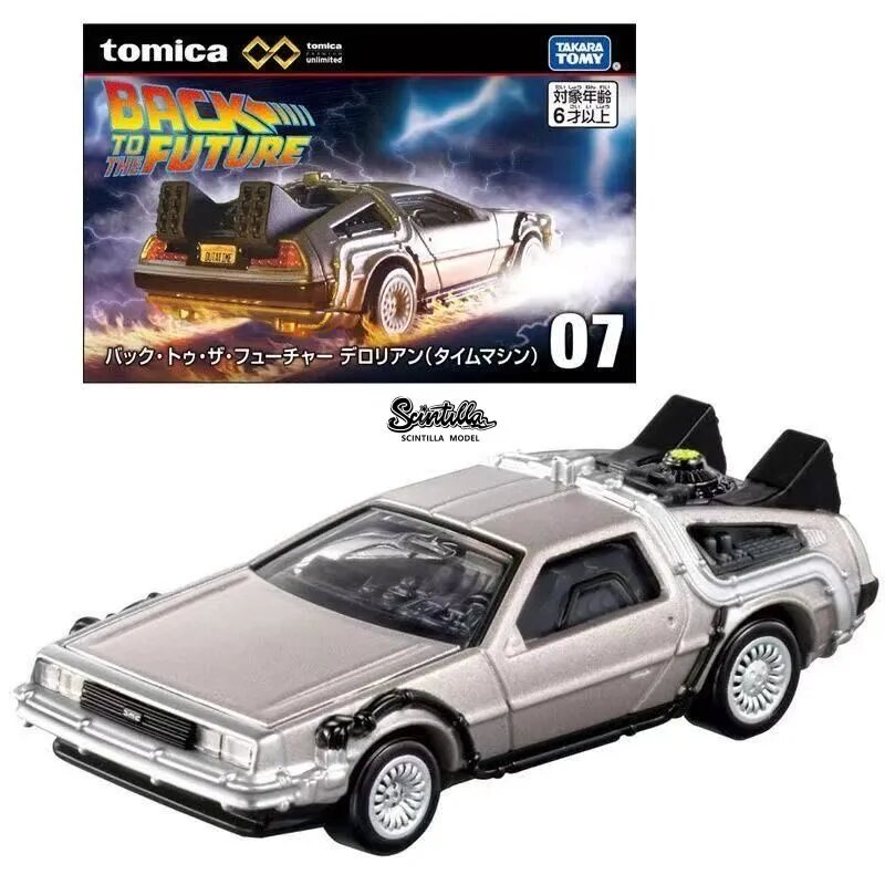 Машинка Tomytec Tomica Premium Unlimited #TPU-Back to the Future Alloy Car Model Collection Gift