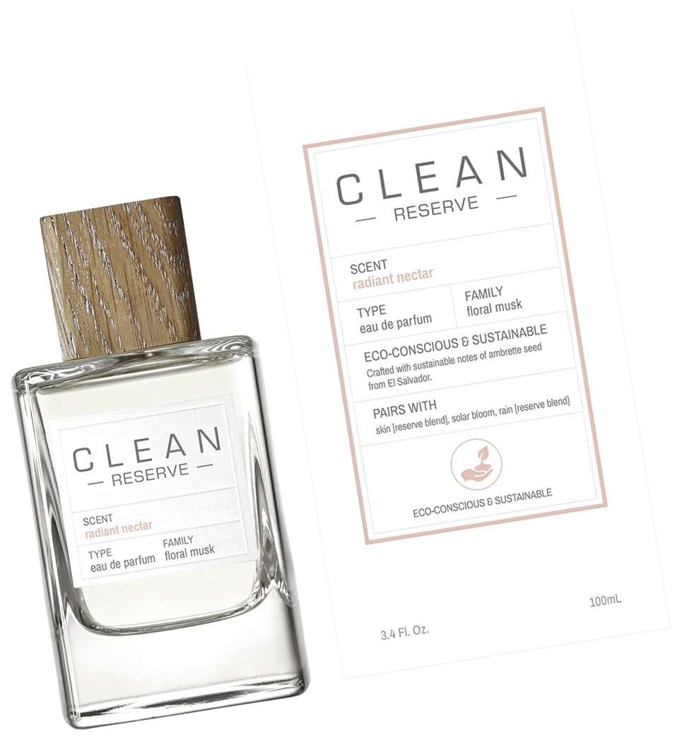 Парфюмерная вода для женщин и мужчин 100 мл / Clean Radiant Nectar - Клин Радиант Нектар