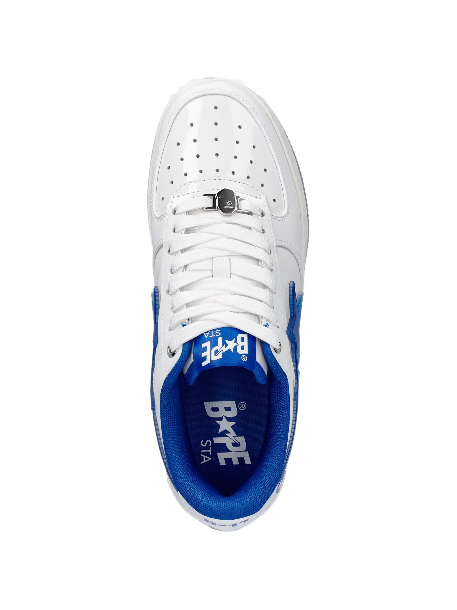 Кроссовки A BATHING APE Bape Sta leather sneakers, размер 13, белый — фото 1