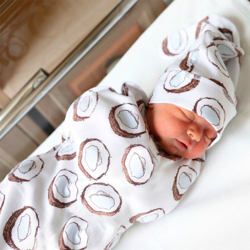 Одеяло Для Новborn 1 Pc Comfortable Swaddle Из Мягкого Джерси 56X29 5X1 Cm White
