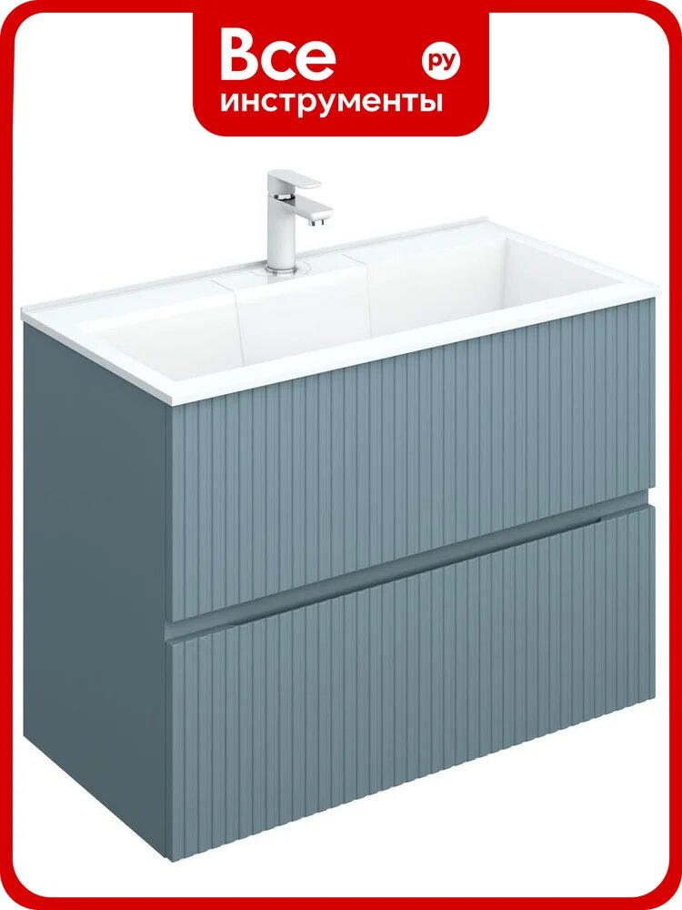 Тумба Aquanet Джейн 90 цвет мисти грин 00313319