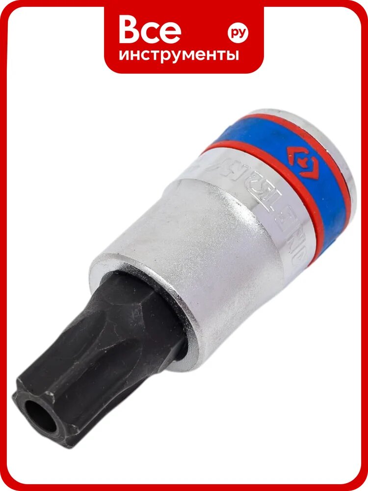Насадка-бита торцевая с отверстием Torx T60, 60 мм, 1/2" KING TONY 402760