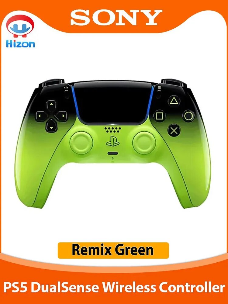 Геймпад SONY PlayStation 5 PS5 DualSense Wireless Controller Remix Green