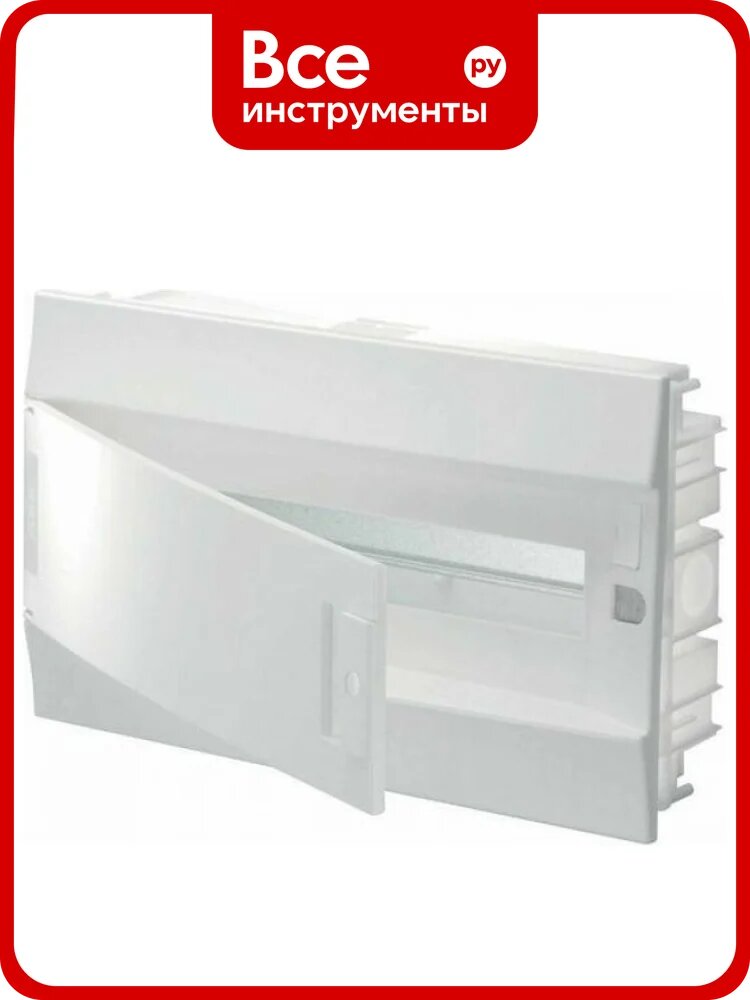 Бокс в нишу ABB mistral41 12 модулей, непрозрачная дверь, c клеммами 1SLM004102A1103