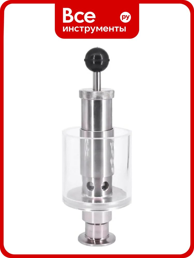 Шпунт-аппарат прямой TITAN LOCK до 2.2 Бар, под Clamp DN32 нержавеющая сталь 304 TL32TGMS-CL