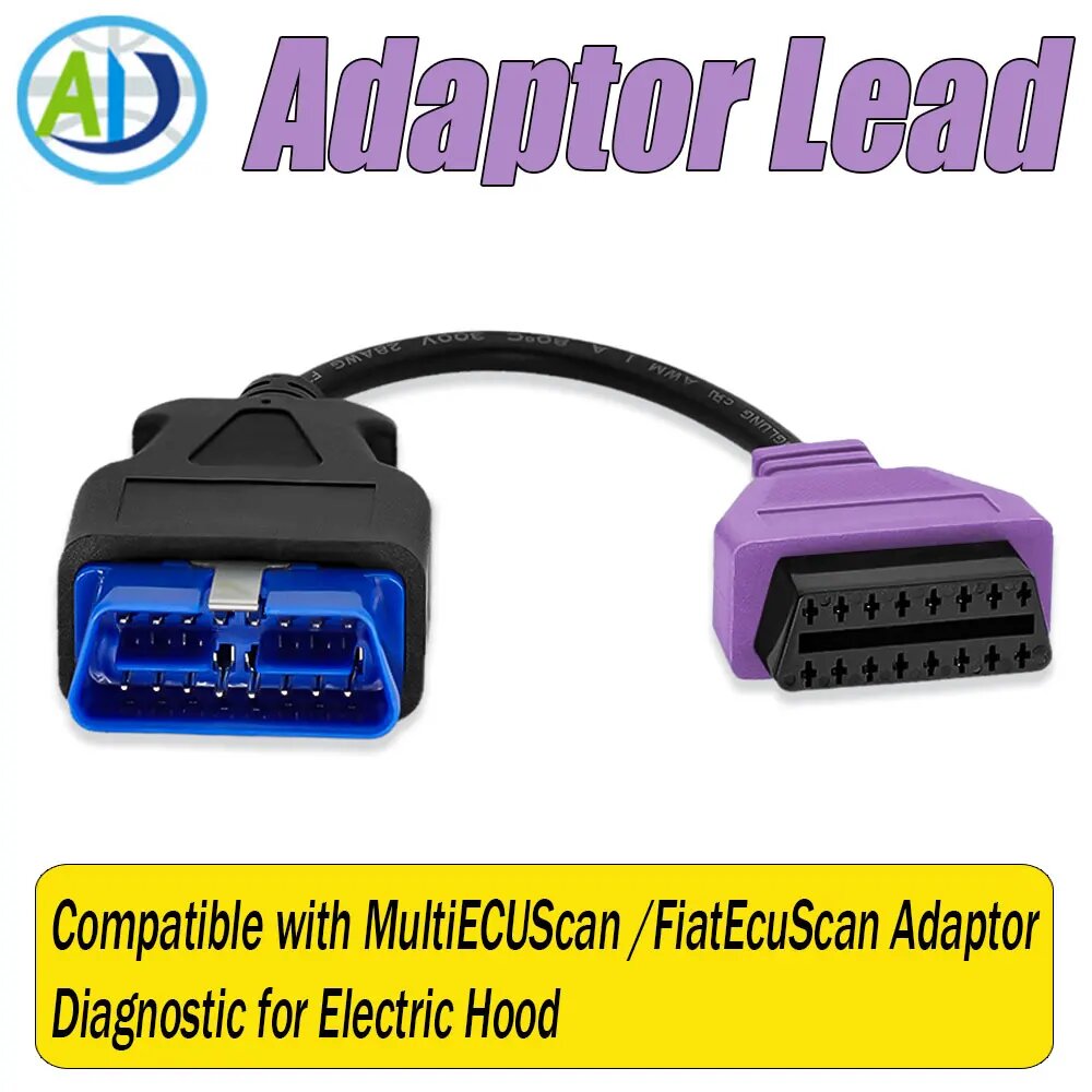 Для FiatECUScan/Multiecuscan OBD2 диагностический кабель для Fiat/Alfa Romeo/Lancia OBDII Purple