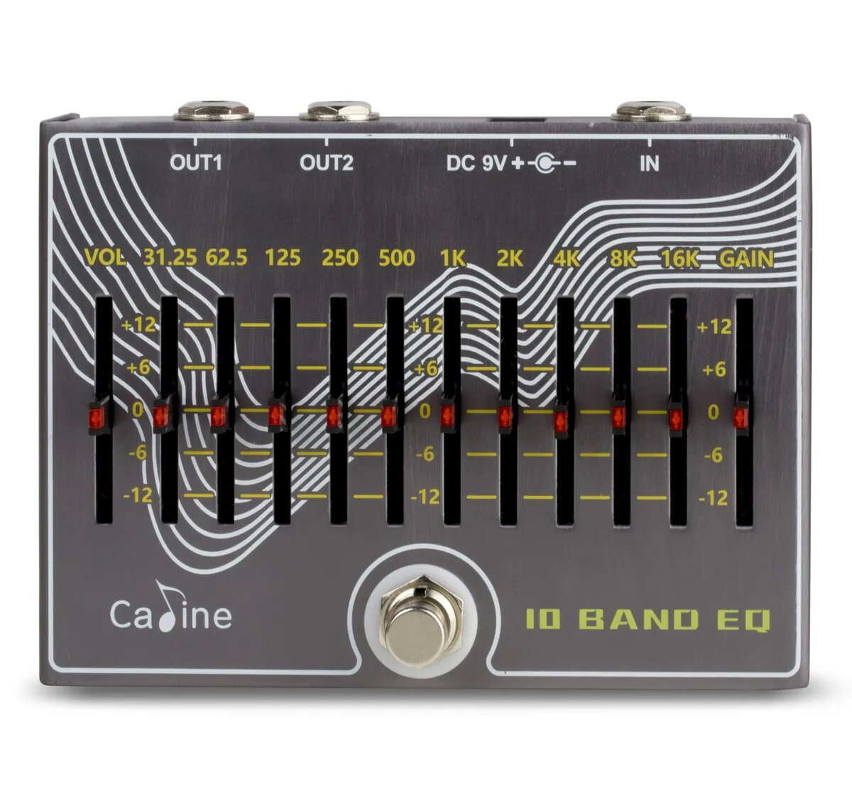 Caline CP-81 10 Band EQ Педаль эффектов для электрогитары эквалайзером версия 3.0