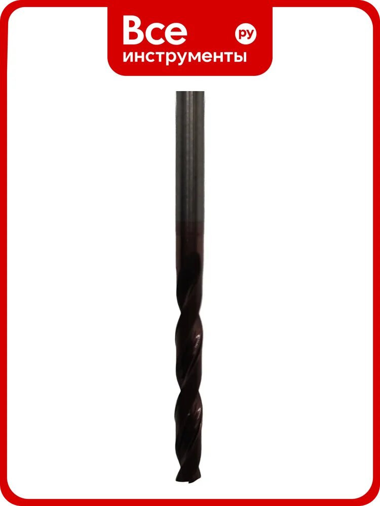 Сверло по металлу твердосплавное CNCTOOL VHM 3х18х60, хв.3 D55-TiSiN 181641