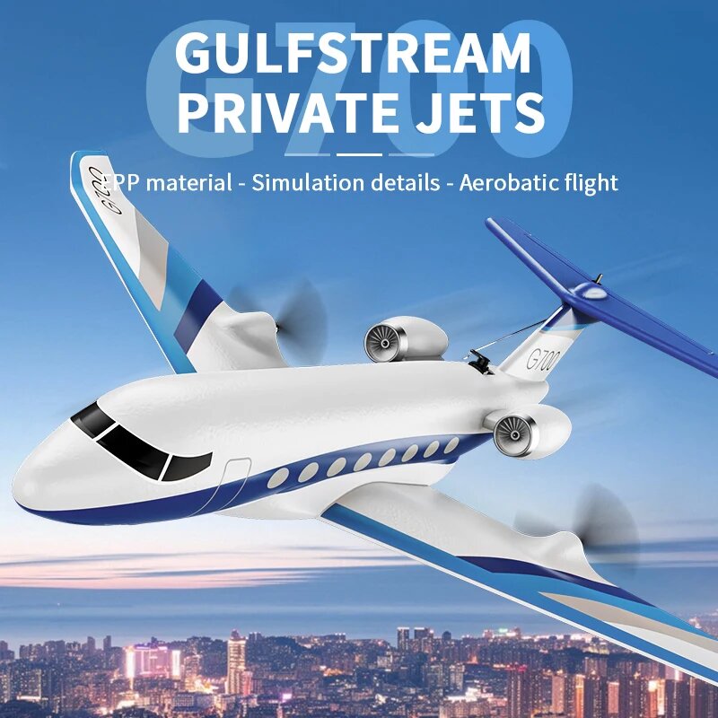 Радиоуправляемый самолет Fremego Gulfstream G700 пенопластовый 2,4G