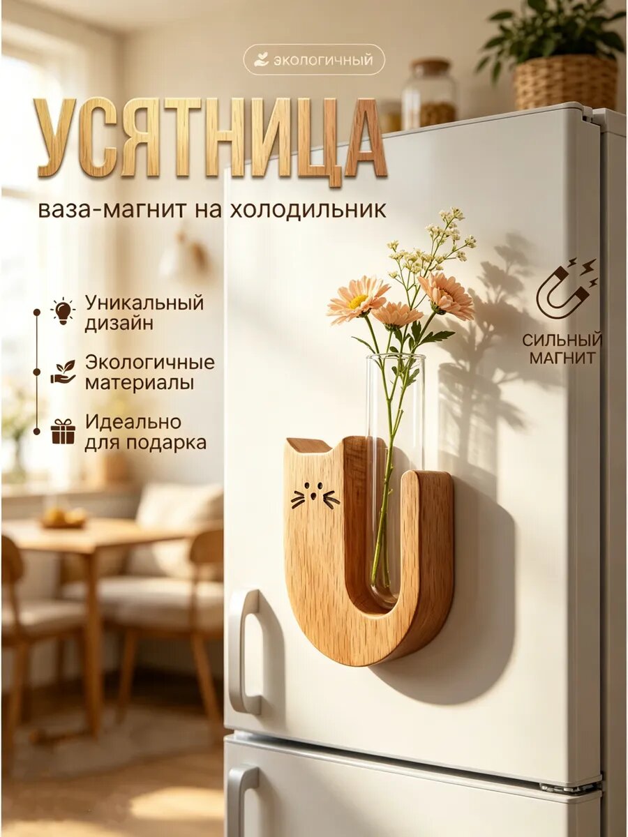 Усятница-ваза на холодильник