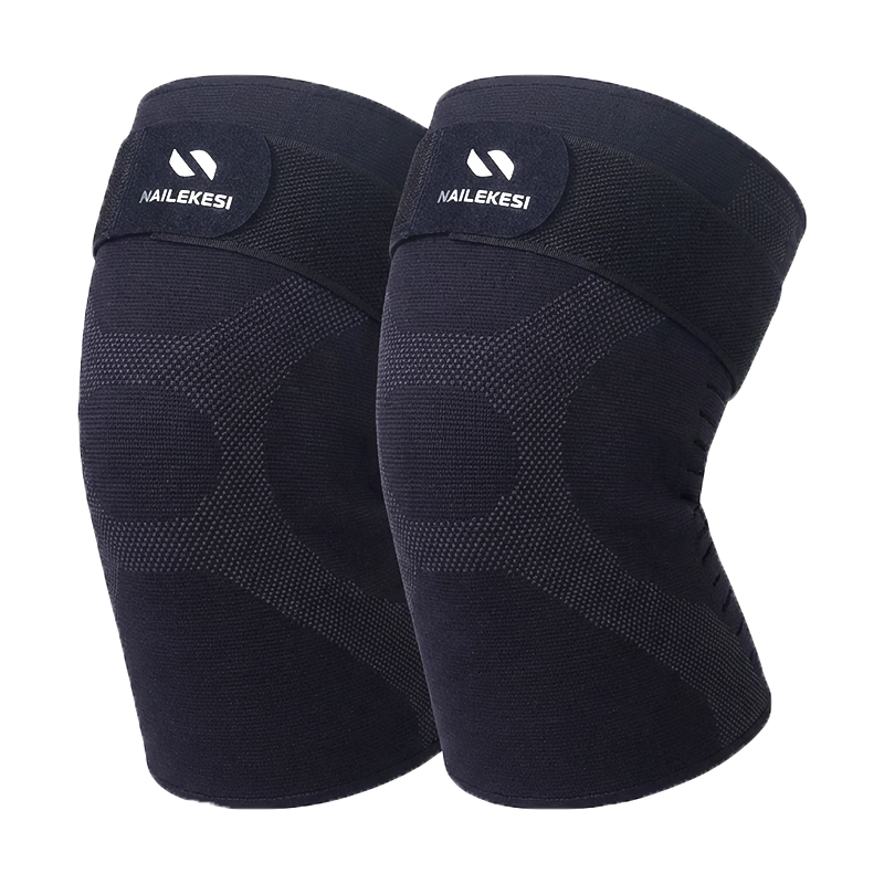 NAILEKESI N 4XL Усиленный бандаж для колена при спортивных нагрузках и стабилизации надколенника