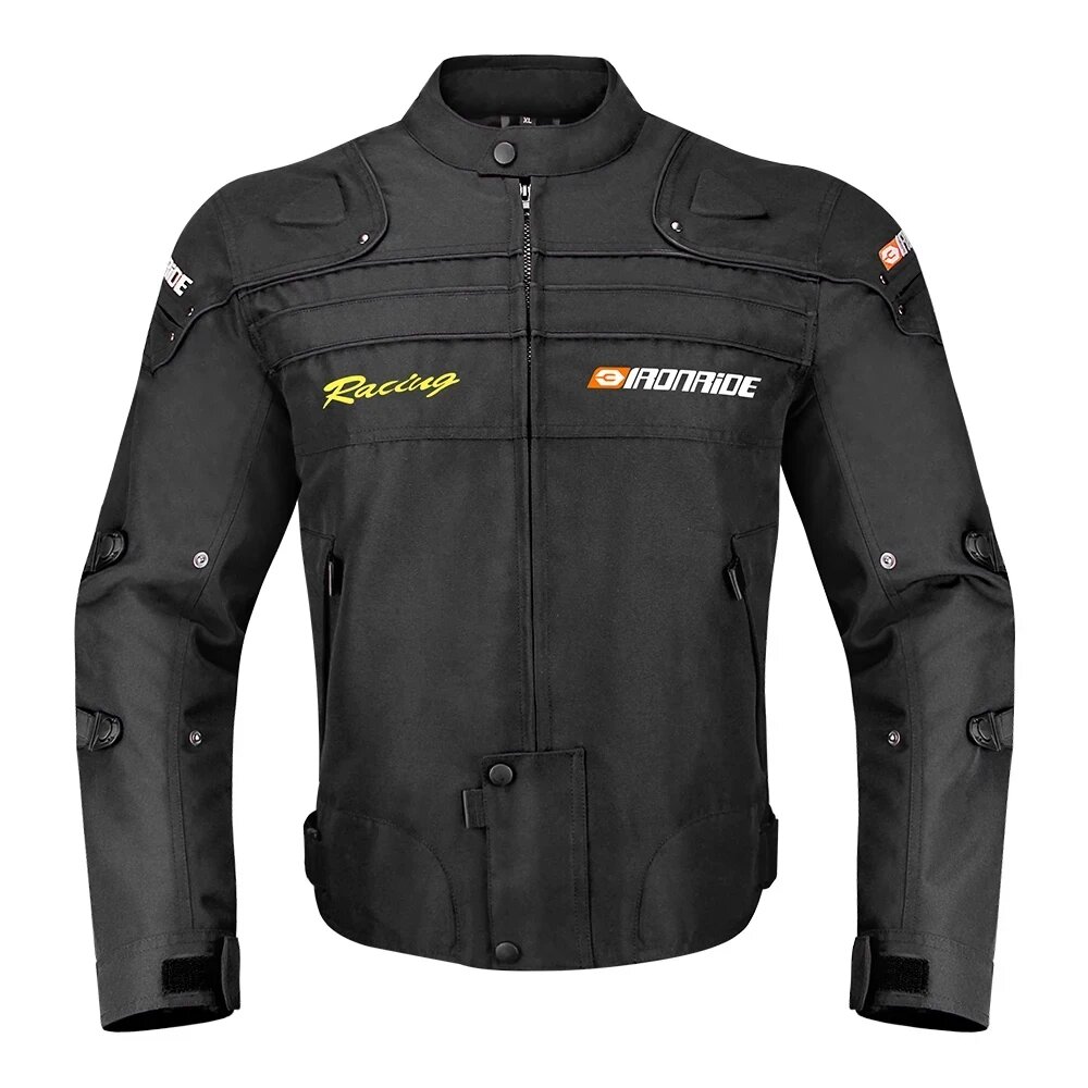 Мотокуртка черная Ironhide Racing, MC1015 BK-Jacket