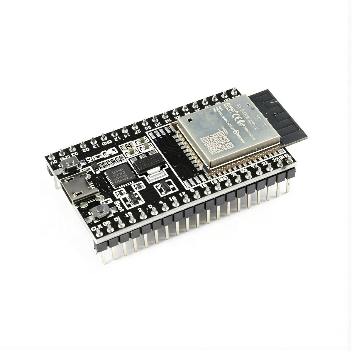 Плата разработки ESP32 размеры стандартные модуль 32U чип CP2102 USB интерфейс для интернета вещей учебные электронные проекты, CH9102X последовательный порт, с модулем 32D / с модулем 32D