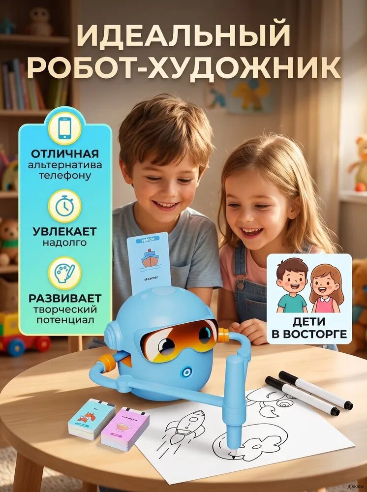 Интерактивный робот-художник с карточками