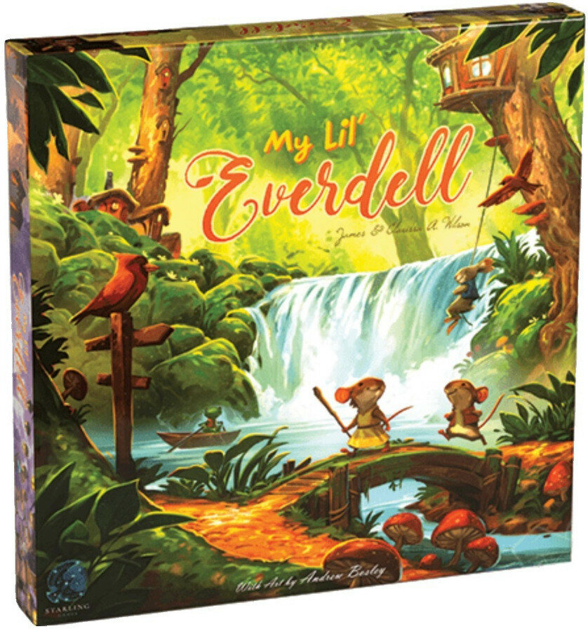 Игровая карта everdell с интерактивными компонентами для развития интереса и развлечения лесная долина
