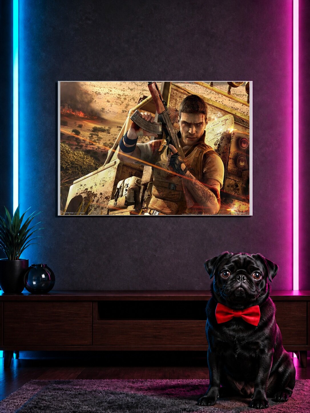 Постер Far Cry Легенды — готическая игровая эстетика A3