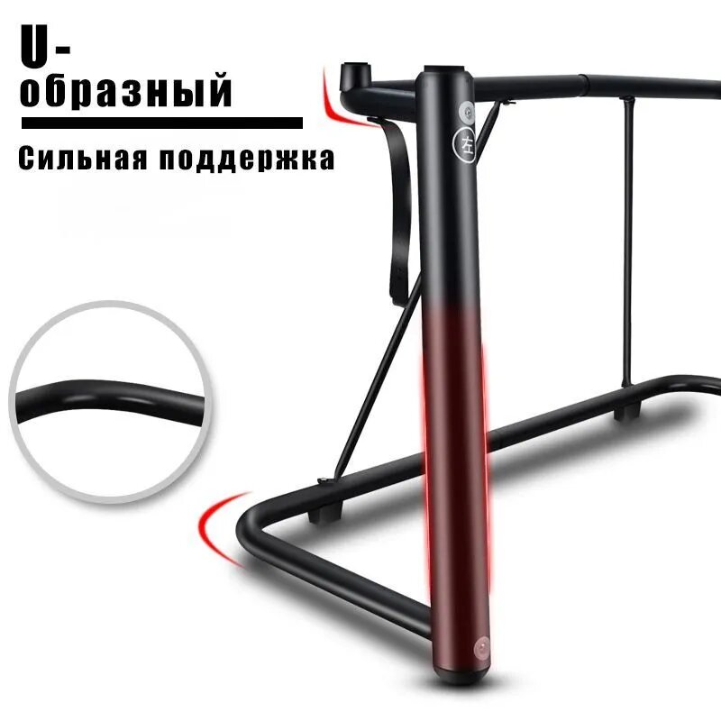 Подставка для клавишных музыкальных инструментов, металл/дерево, черно-серая, 1 шт. — фото 1