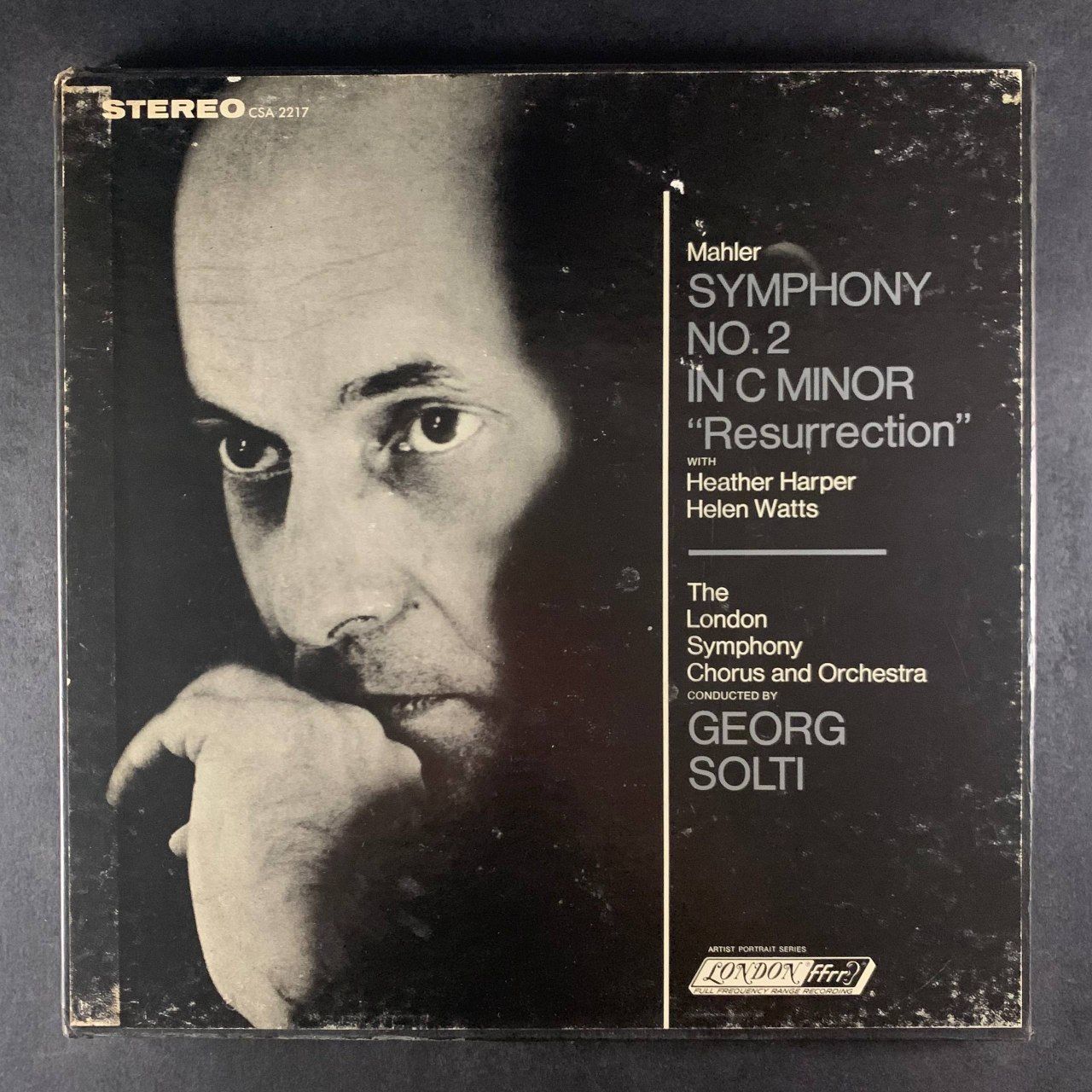 Mahler, Heather Watts, Heather Harper, The London Symphony Chorus And Orchestra Conducted By Georg Solti - Symphony No. 2 In C Minor Resurrection (Box Set) (б/у виниловая пластинка, LP)
