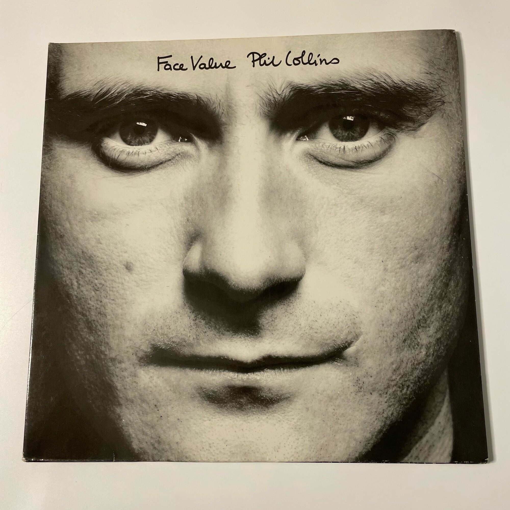 Винтажная виниловая пластинка LP Phil Collins Face Value (Германия 1981)