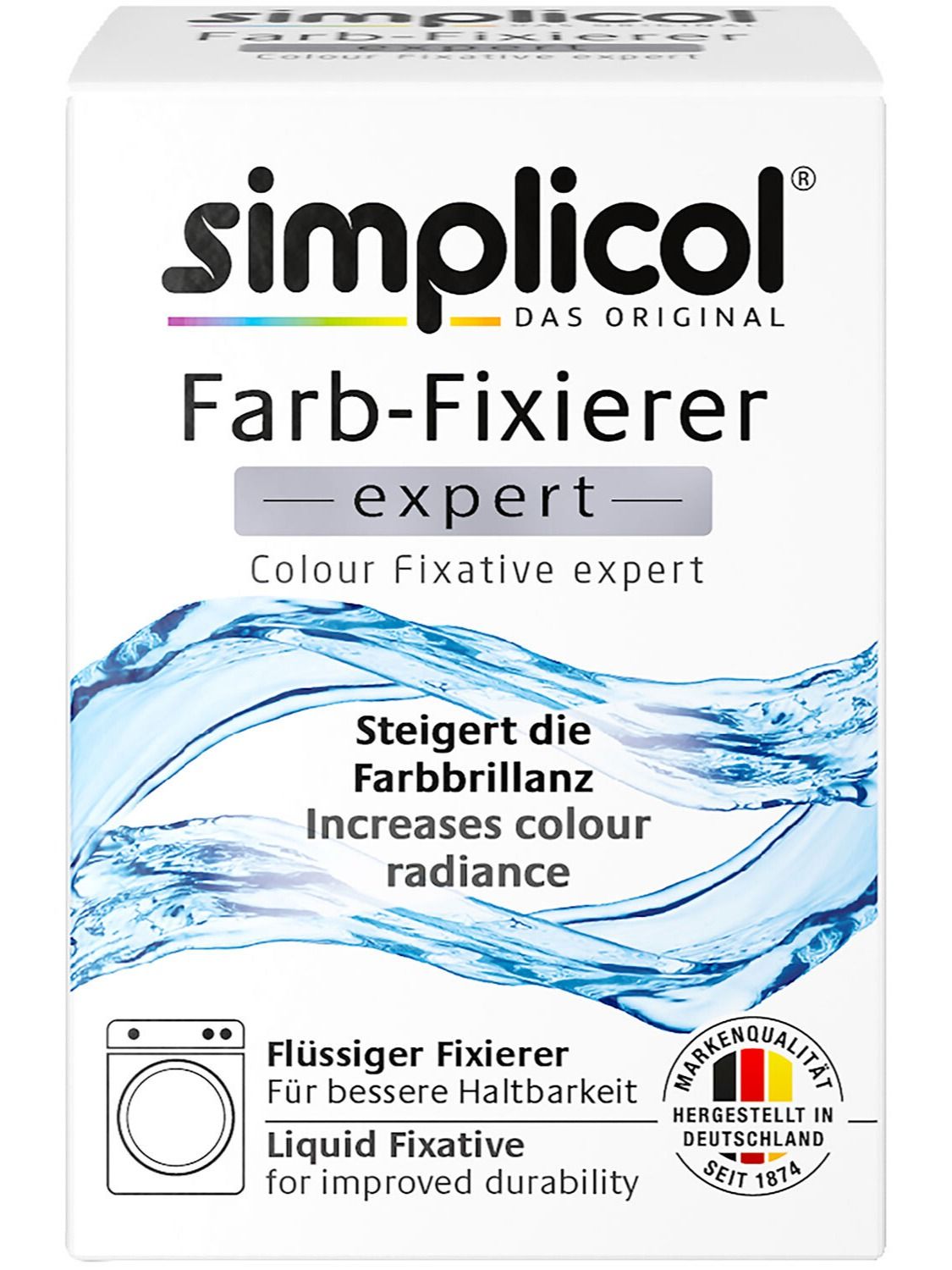 Simplicol фиксатор для текстильной краски Expert (90 мл), для закрепления окрашенных тканей и придания большей яркости, FARB-FIXIERER