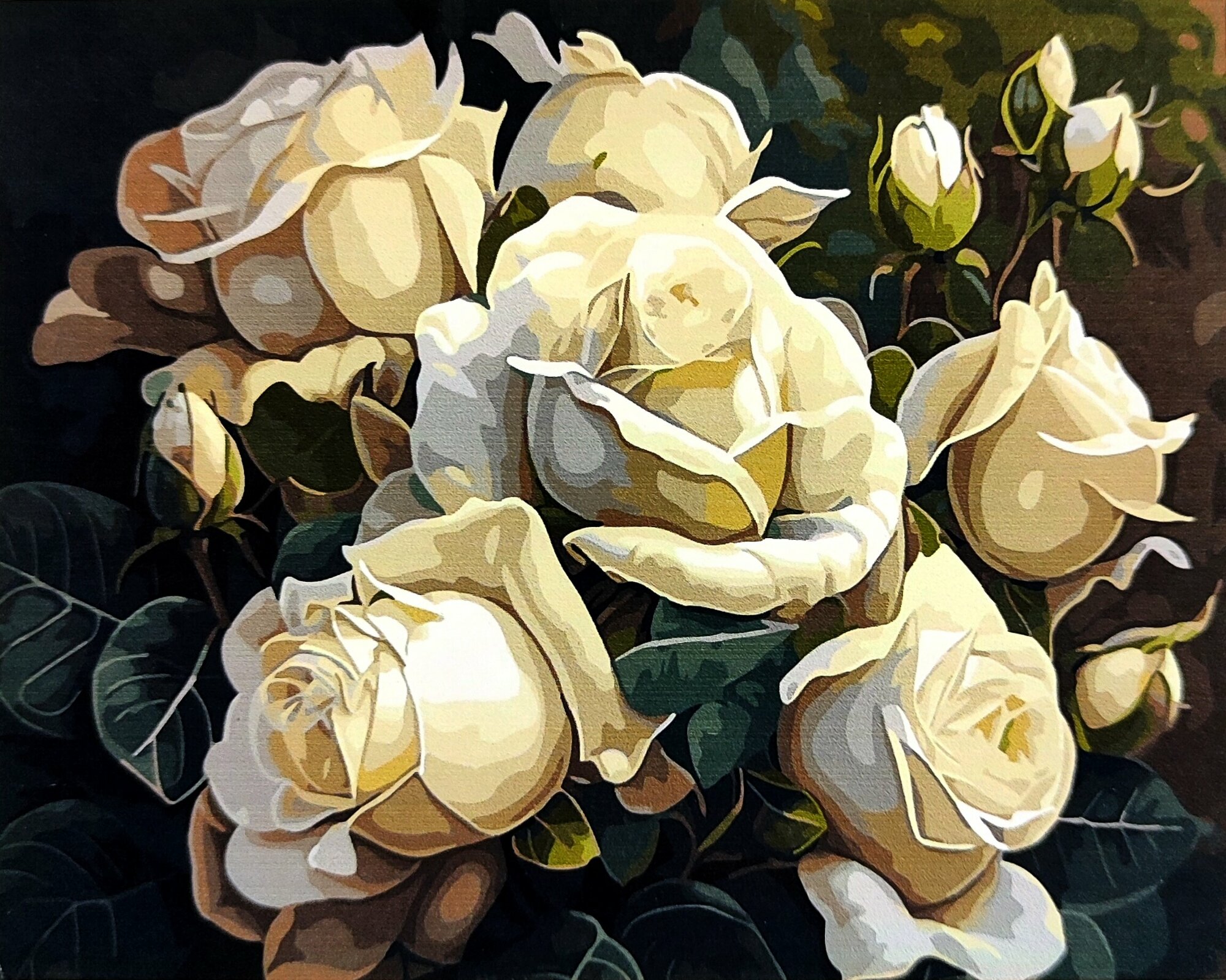 Картина по номерам Paintboy, цветы, 40x50 cм, холст на подрамнике