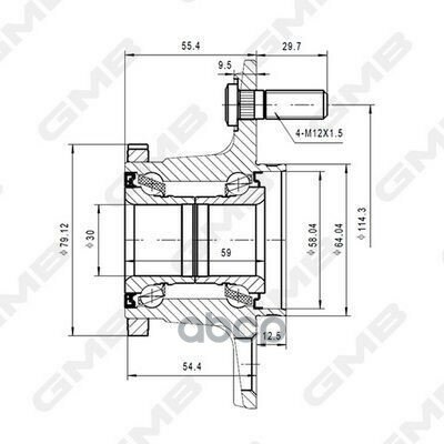 Ступица GMB арт. GH20290T