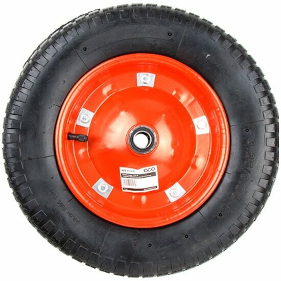 Eco Колесо надувн. 3.25-8" (подшипн. ф35x20 мм, для оси 20x90мм) (Подходит к тачкам: WB152-2, WB153-2) (WB-P209) ()